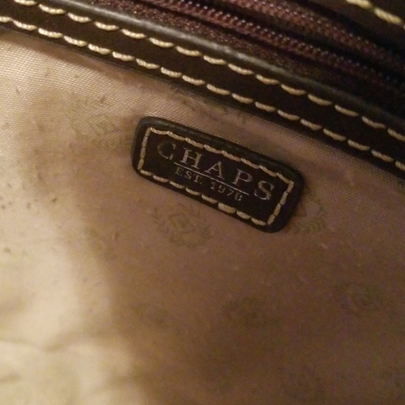 Chaps | Bags | Chaps Brown Hand Bag | Poshmark